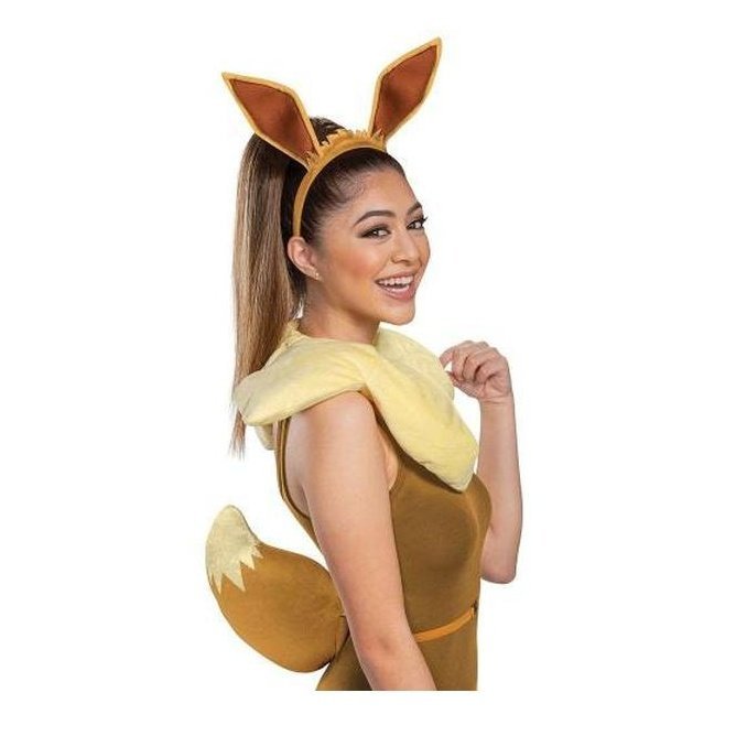Eevee Kit for Pokemon Fans: Headband, Collar, Tail