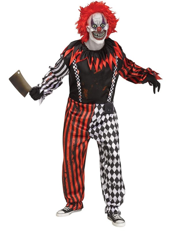 Lu Clown Costume, Adult Size with LED/Sound FX Suspenders – Jokers ...