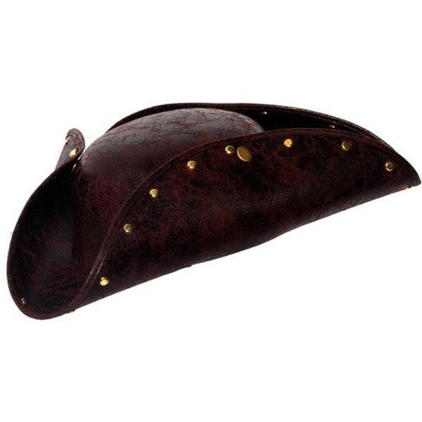 Studded Tri Corner Hat - 100% Polyester Halloween Accessory